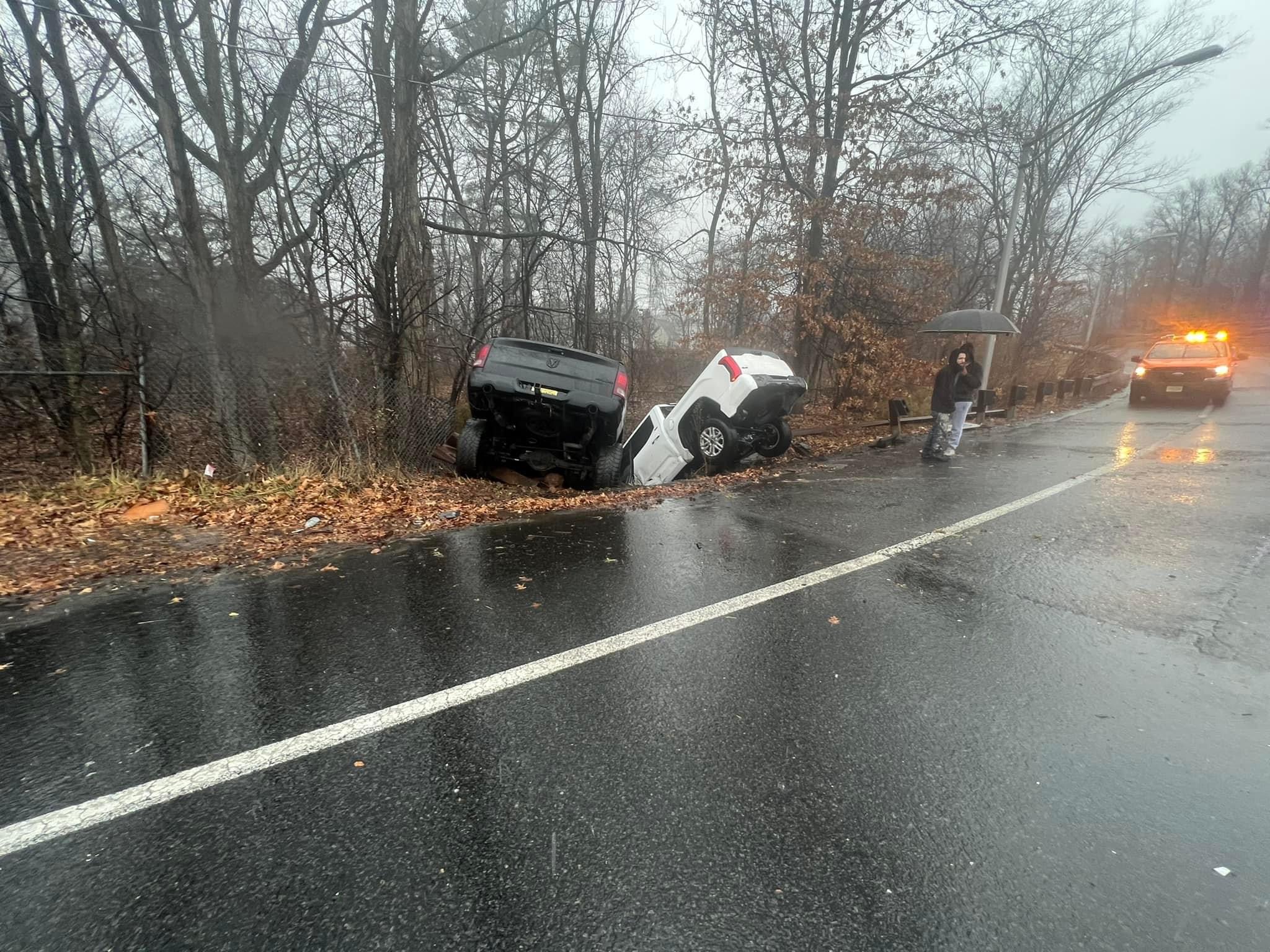 Pickup Trucks Crash on Parkway – Jersey Coast Emergency news
