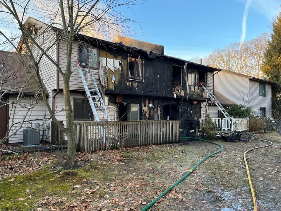 Photos of Aftermath of Fully Involved Structure Fire this Morning ...