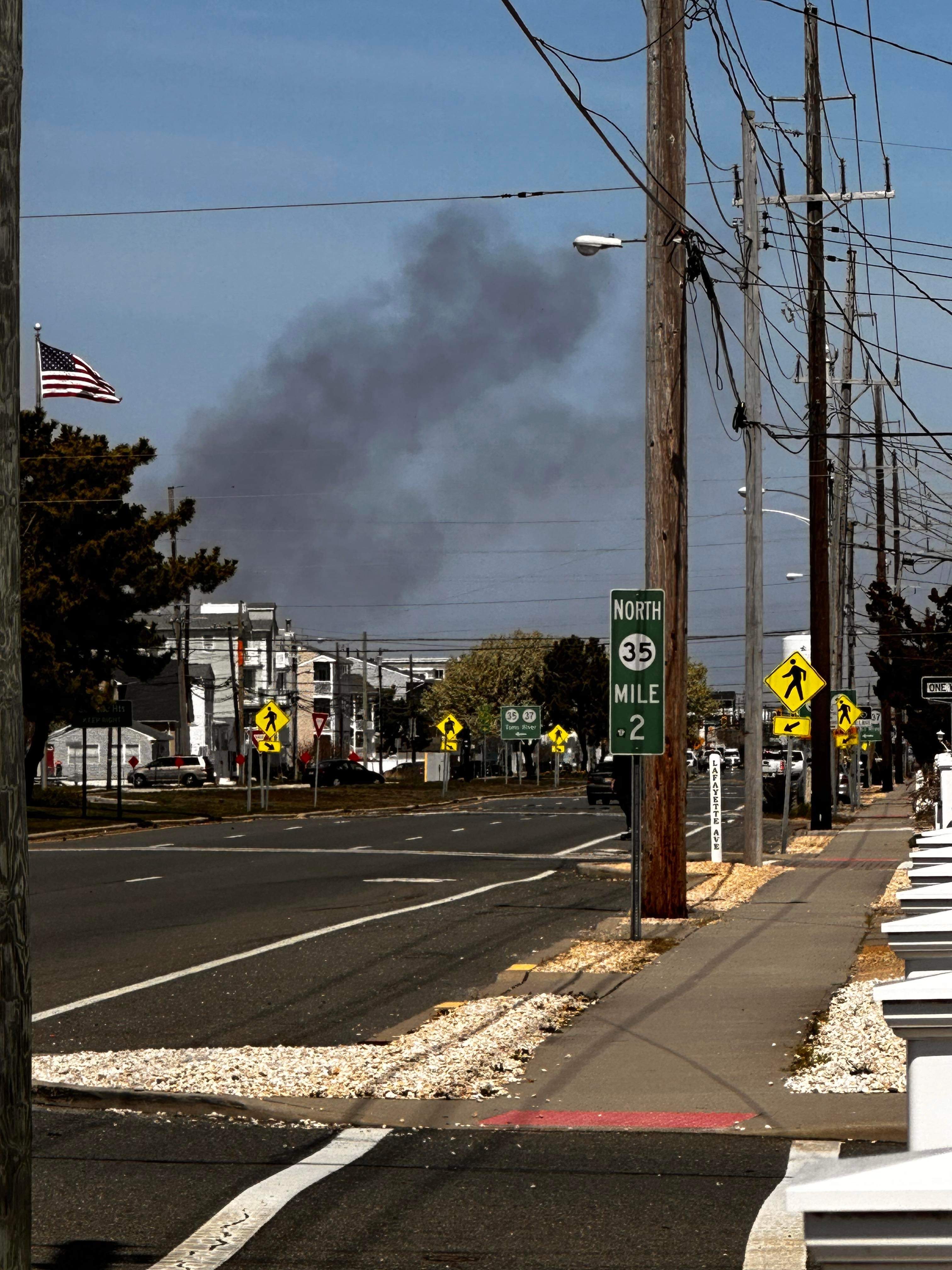 Multiple Fire Departments On Scene Of A Large Brush Fire – Jersey Coast ...